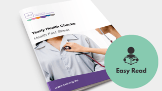 Tailorable Easy Read health letters - Council for Intellectual Disability