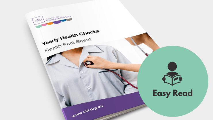 Yearly Health Check fact sheet - Council for Intellectual Disability