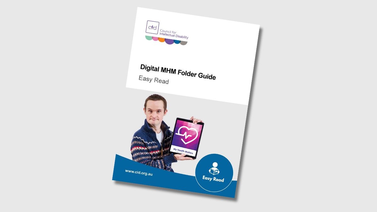 Download the My Health Matters folder - Council for Intellectual Disability