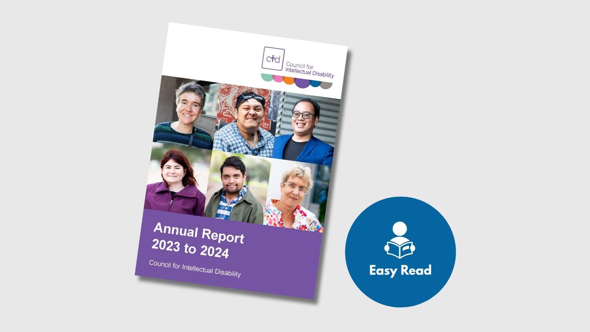 Our Annual Report 2023-2024 - Council for Intellectual Disability